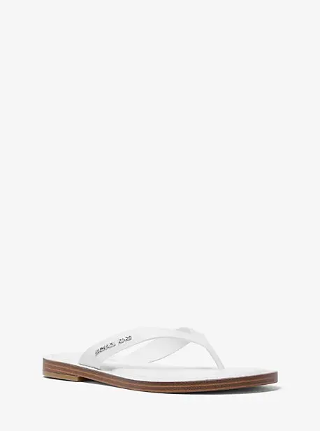 Michael Kors Koko Leather Flip Flop