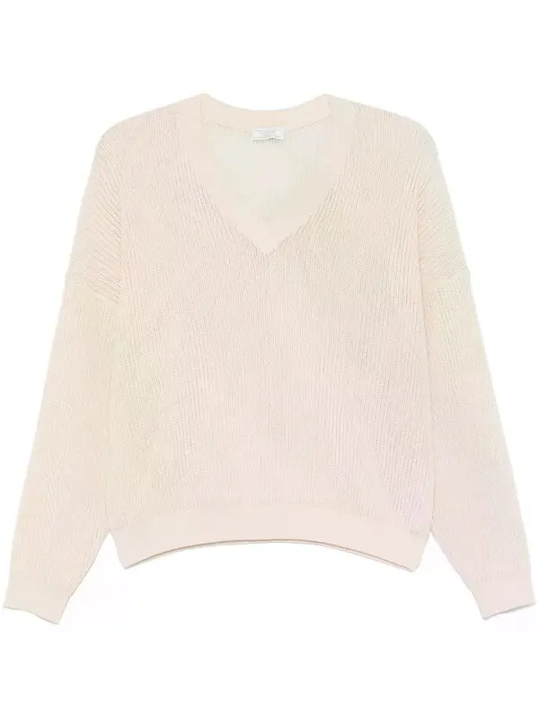 Peserico Sequin-detail Top - Neutrals