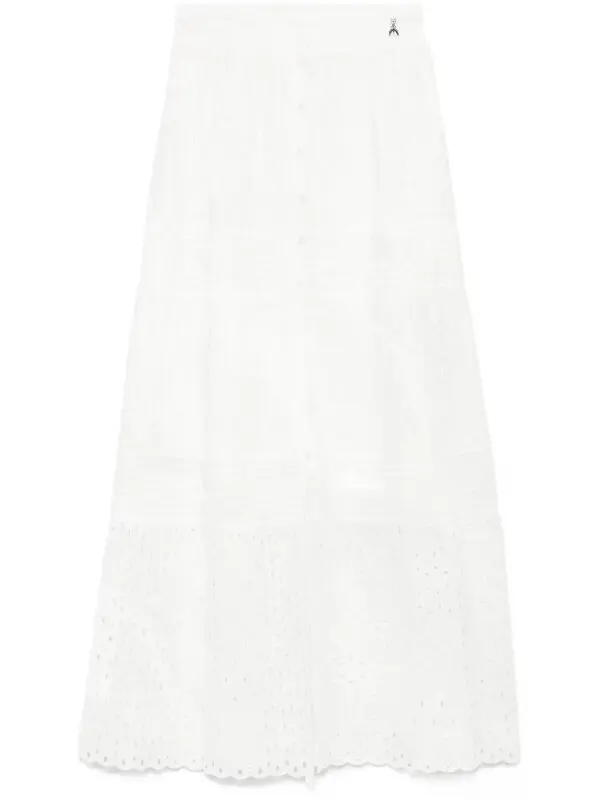 Patrizia Pepe Embroidered Midi Skirt
