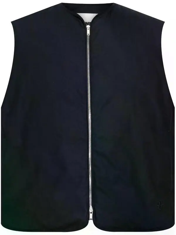 JIL SANDER Zip-up Gilet