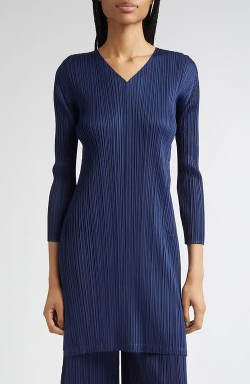 Issey Miyake Monthly Colors February Pleated Minidress