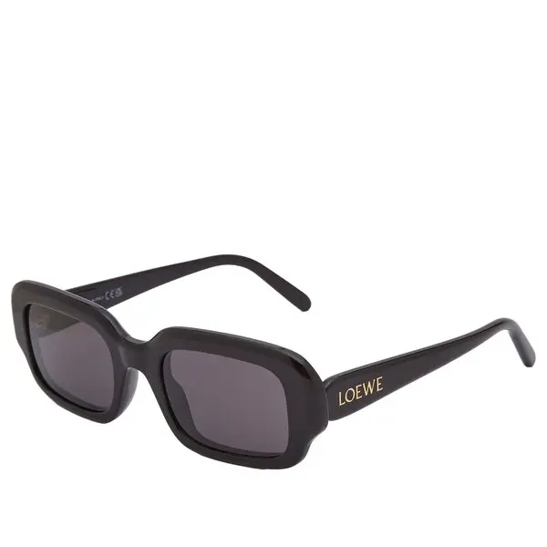 Loewe Slim Rectangle Sunglasses - Black