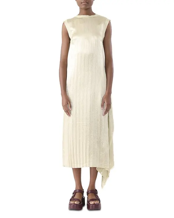 JASON WU Crinkled Satin Dress - Pistachio
