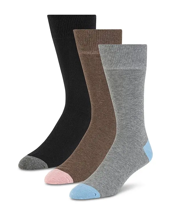 Ted Baker London Crew Socks, Pack Of 3 - Medium Grey