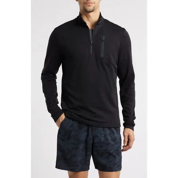 Ten Thousand Over Zip Quarter Zip - Black