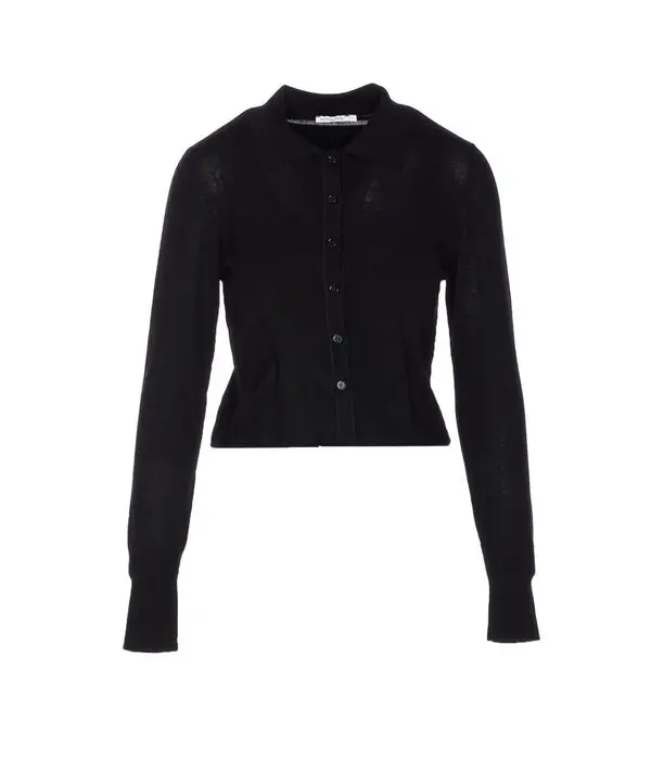 Patrizia Pepe Cardigan With Buttons Closure - Black