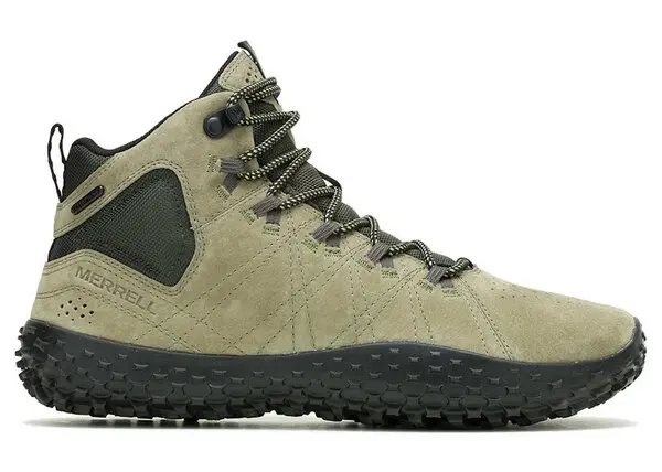 Merrell Wrapt Mid Waterproof Boots - Olive/black
