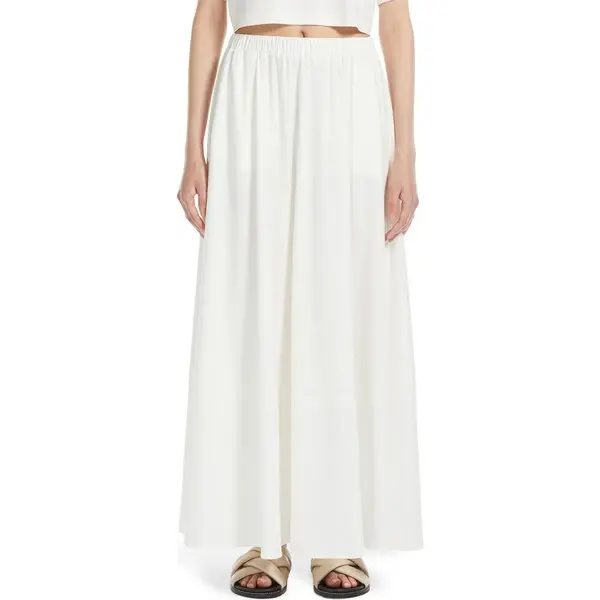 MM BY MAX MARA Mm Roal Modal Blend Maxi Skirt - White