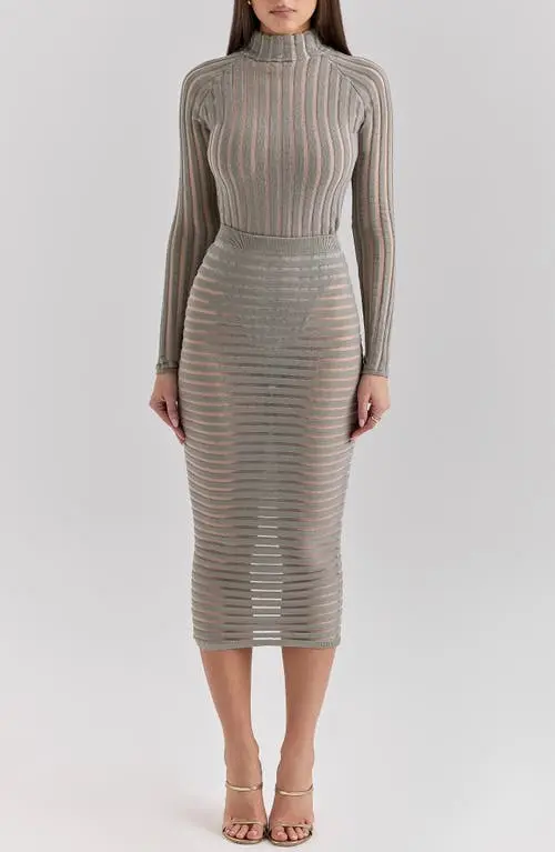 House Of Cb Rowena Rib Bodysuit