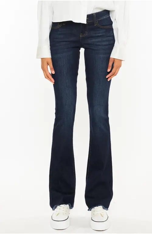 KANCAN Anne Low Rise Bootcut Jeans - Super Dark Wash