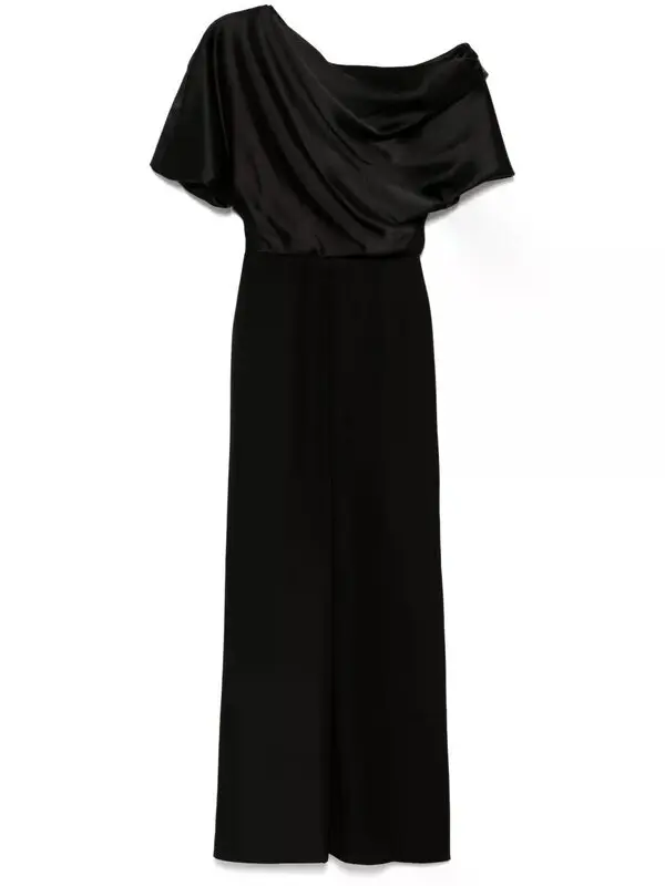 Amsale Slouch Jumpsuit - Black