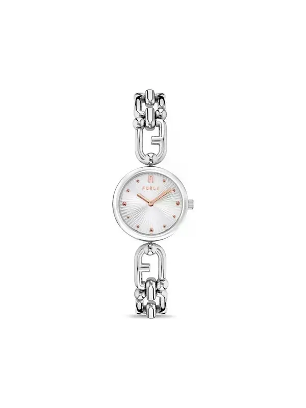 Furla Arco Chain 30mm Watch - Silver