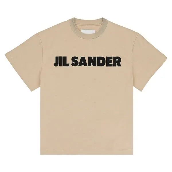 JIL SANDER Logo T-shirt - Cream