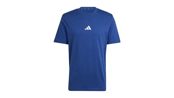 Adidas Essentials Small Logo Single Jersey T-shirt - Dark Blue/white