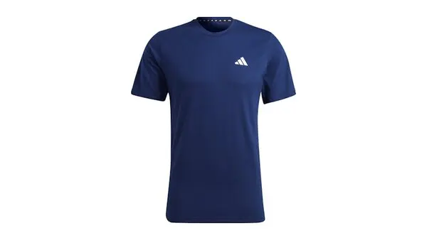 Adidas Train Essentials Feelready Tee Shirt - Dark Blue/white