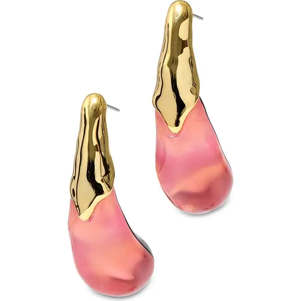 Alexis Bittar Liquid Lucite® Drop Earrings - Sweet Melon