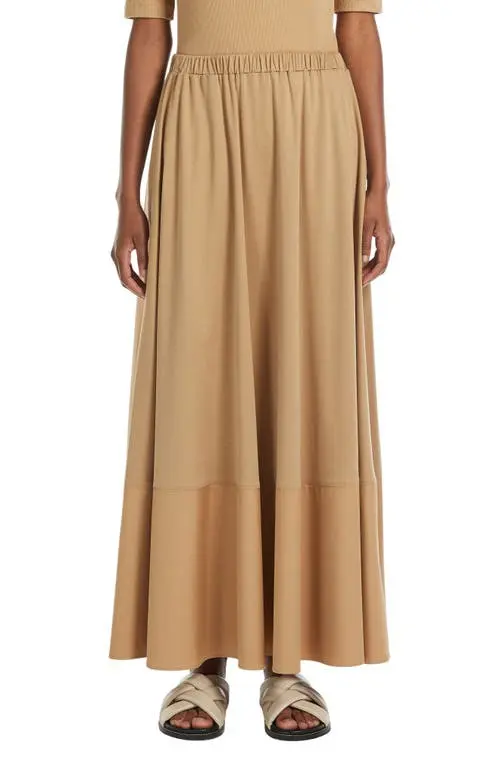MM BY MAX MARA Mm Roal Modal Blend Maxi Skirt - Camel