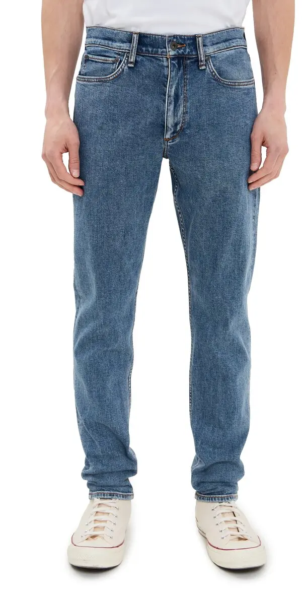 Rag & Bone Fit 2 Authentic Stretch Straight-leg Jeans - Zephyr