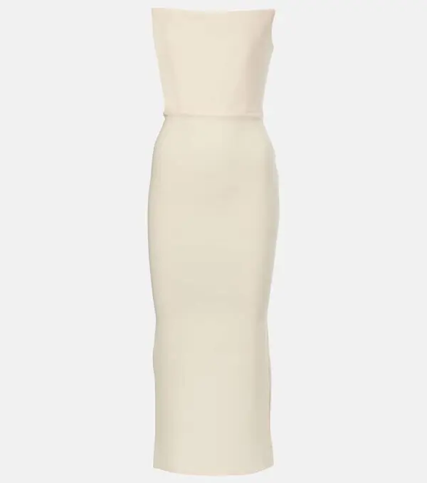 Alex Perry Crêpe Midi Dress