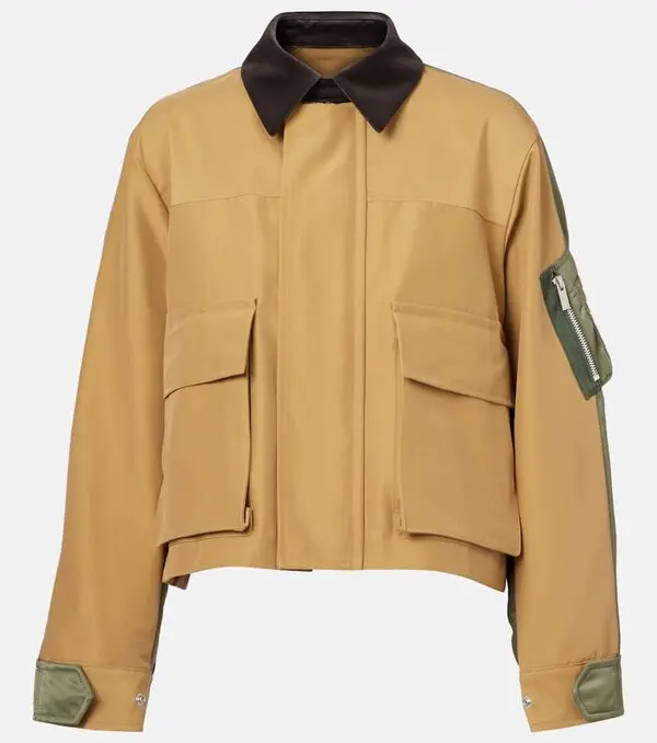 Sacai Cotton-blend Twill Blouson