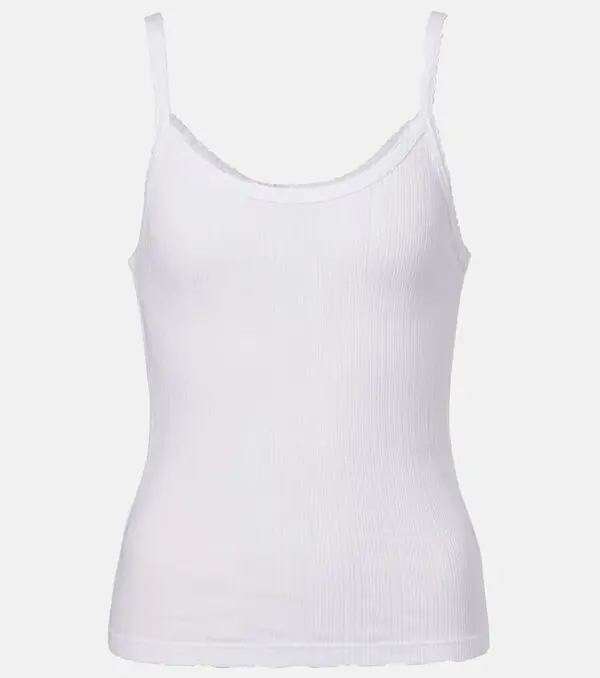 Velvet By Graham & Spencer Iniku Cotton-blend Tank Top - White