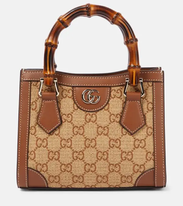 Gucci Diana Small Gg Canvas Tote
