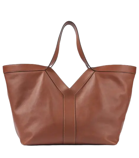 Saint Laurent Y Leather Tote - Brown