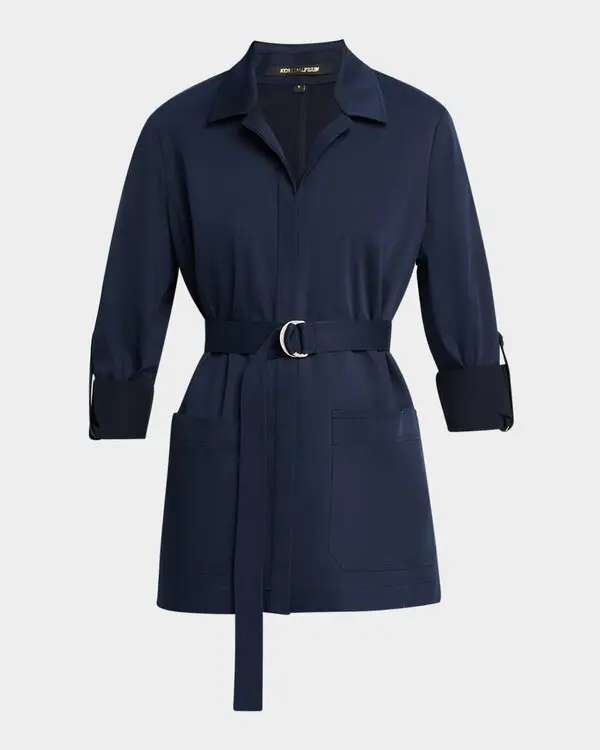 Kobi Halperin Veda Belted Jacket - Indigo