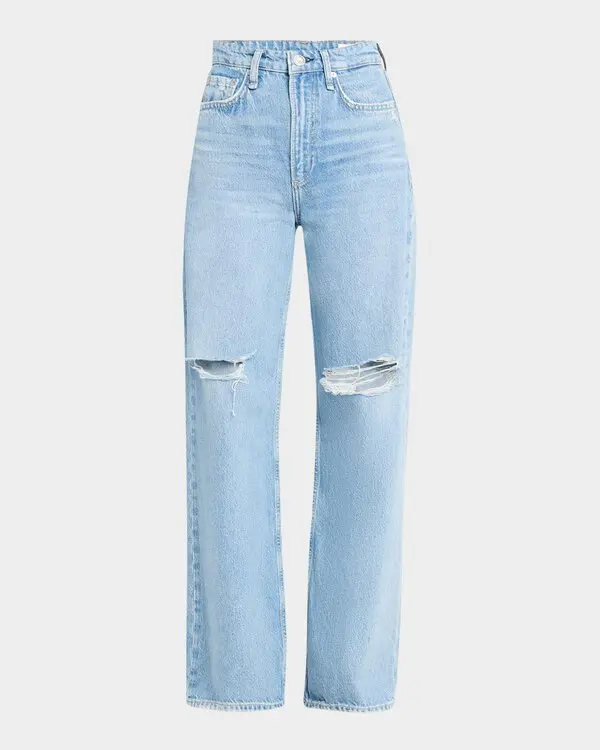 Rag & Bone Logan Mid-rise Wide-leg Jeans