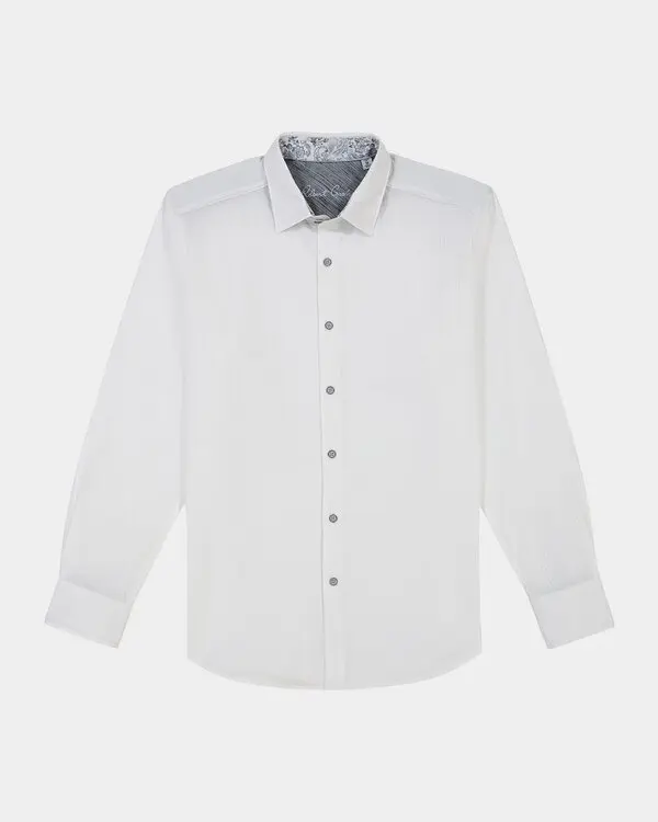 Robert Graham Thresher Seersucker Sport Shirt - White