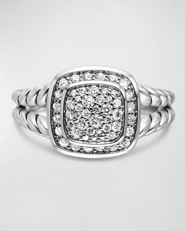 David Yurman Petite Albion Ring With Diamonds