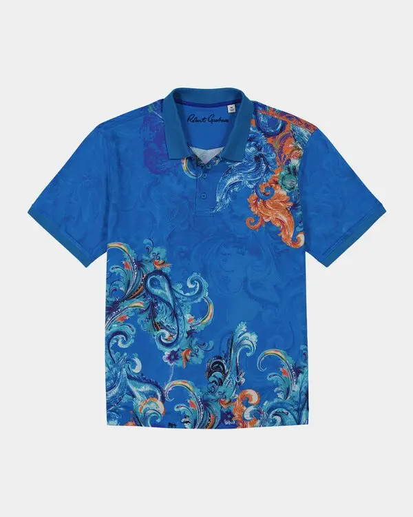 Robert Graham Royal Scroll Polo Shirt