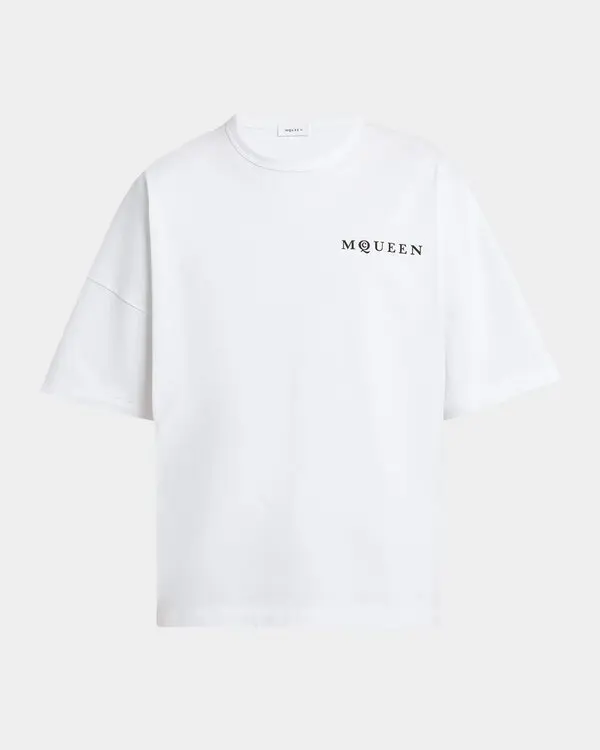 Alexander McQueen Relaxed Logo T-shirt - White Blac