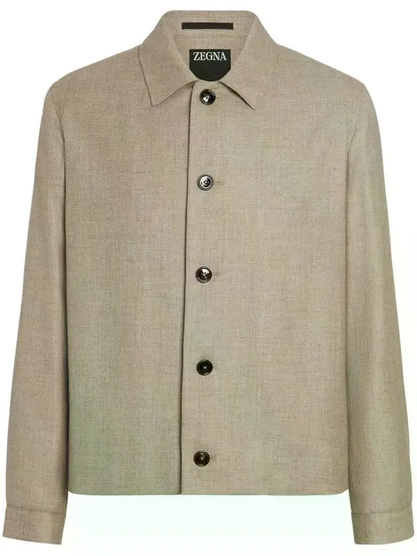 Zegna Button-down Shirt Jacket