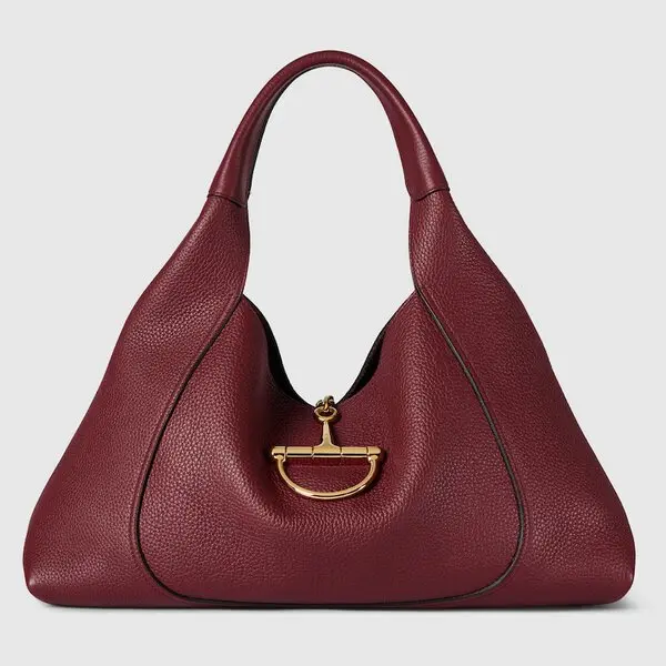 Gucci Softbit Maxi Shoulder Bag - Bordeaux