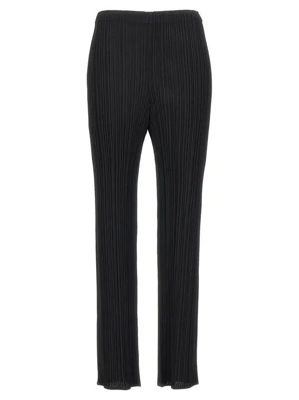Issey Miyake Basics Pleated Pants - Black