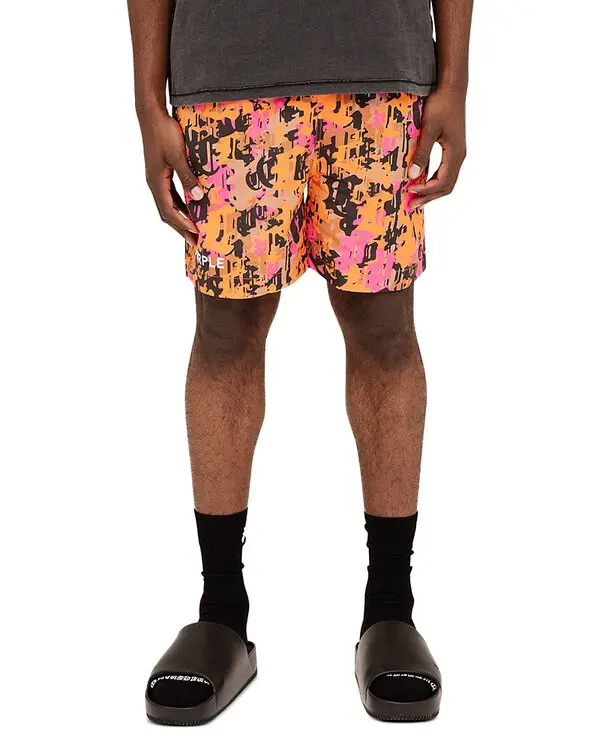 PURPLE BRAND Regular Fit All Around Shorts - Multi