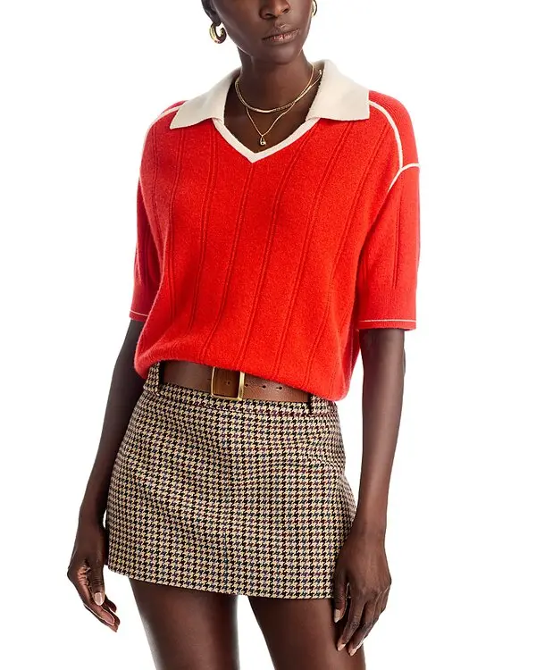Guest In Residence Pele Cashmere Sweater - Cream Red