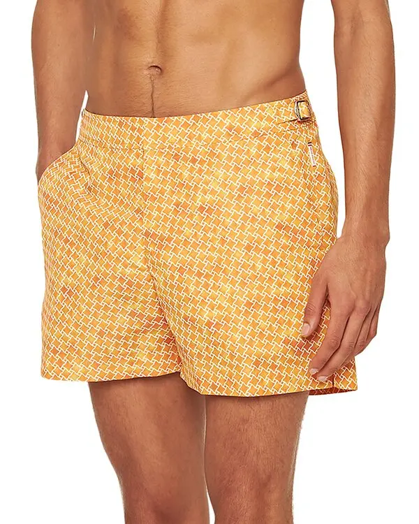 Orlebar Brown Setter High-low 4.5" Swim Trunks - Calypso Orange