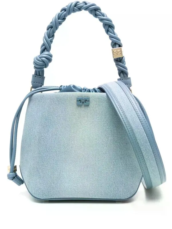 GANNI Denim Tote Bag