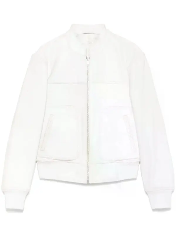 R13 Cracked-effect Jacket