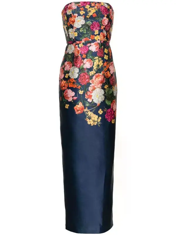 Sachin & Babi Sabine Gown - Blue