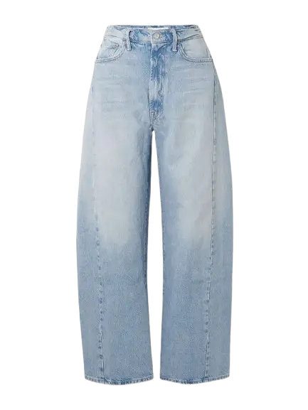 MOTHER The Full-pipe Flood High-rise Tapered Jeans