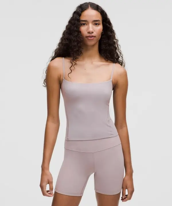 Lululemon Wundermost Ultra-soft Nulu Cami - Mauve Grey