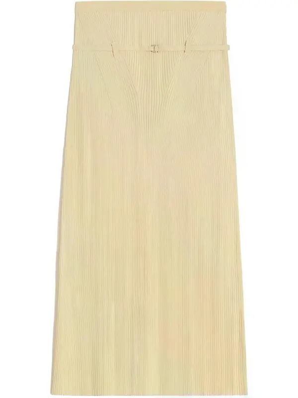 Apparis Judd Ribbed Skirt - Neutrals