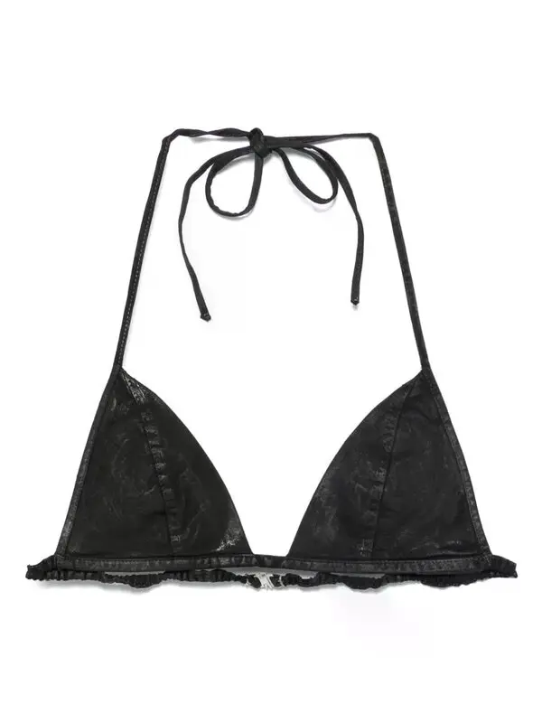 Rick Owens Denim Bralette - Black