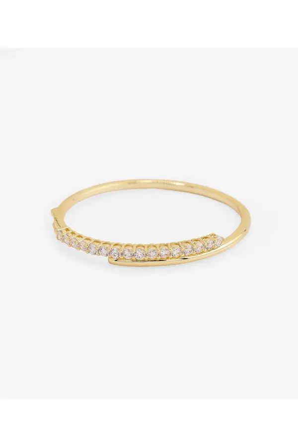 Splendid Shashi Pave Adjustable Bracelet Cuff