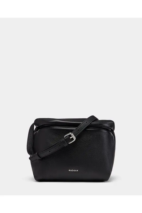 Rudsak Pebbled Leather Crossbody Bag - Black