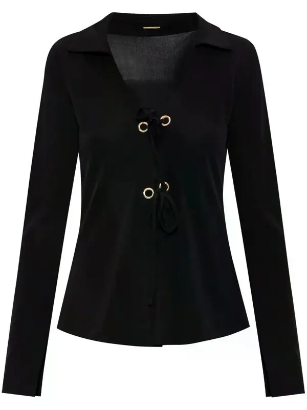 Cult Gaia Sage Polo Top