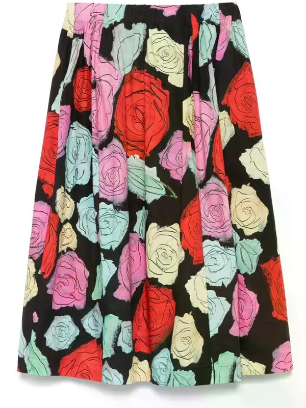 Marni Floral-print Skirt